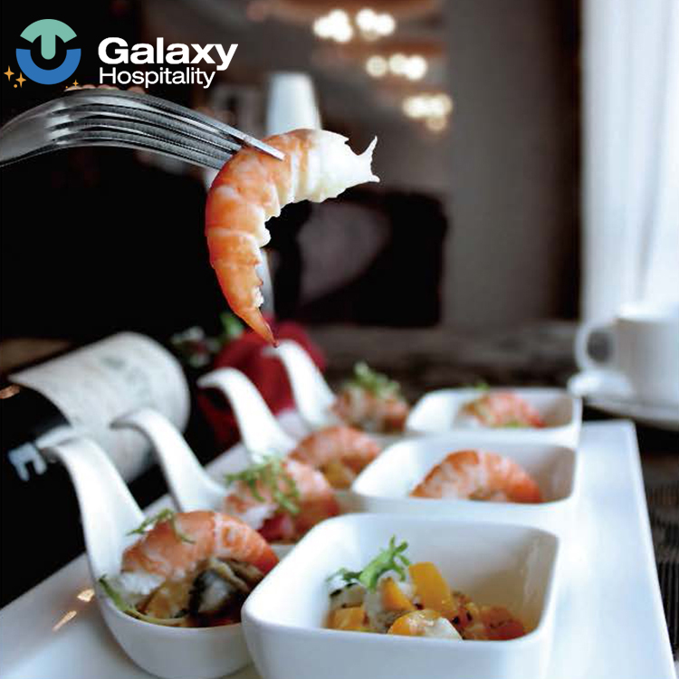 Wholesale Nordic White Ceramic Dinnerware for Hotels & Weddings